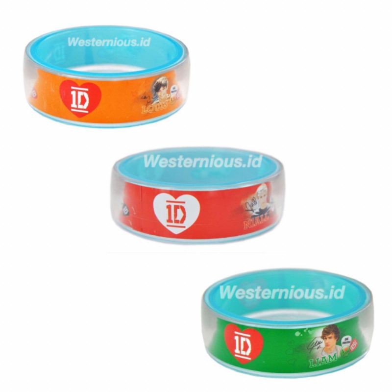 Jual Wristband (Gelang) One Direction 100% Official 1D World ...