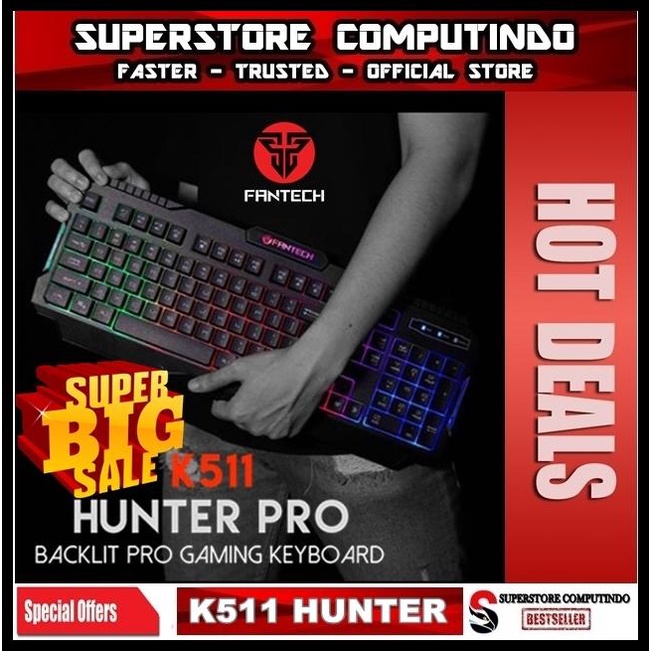 Jual Fantech K511 Hunter Pro Gaming Keyboard | Shopee Indonesia