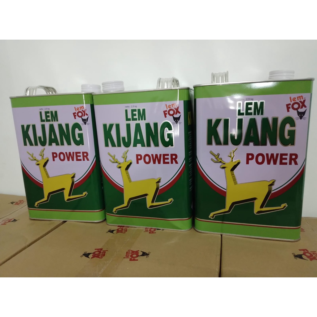 Jual JUAL LEM FOX KIJANG GALON 2,5 KG LEM KUNING LEM KAYU,HPL ,PVC,DLL ...