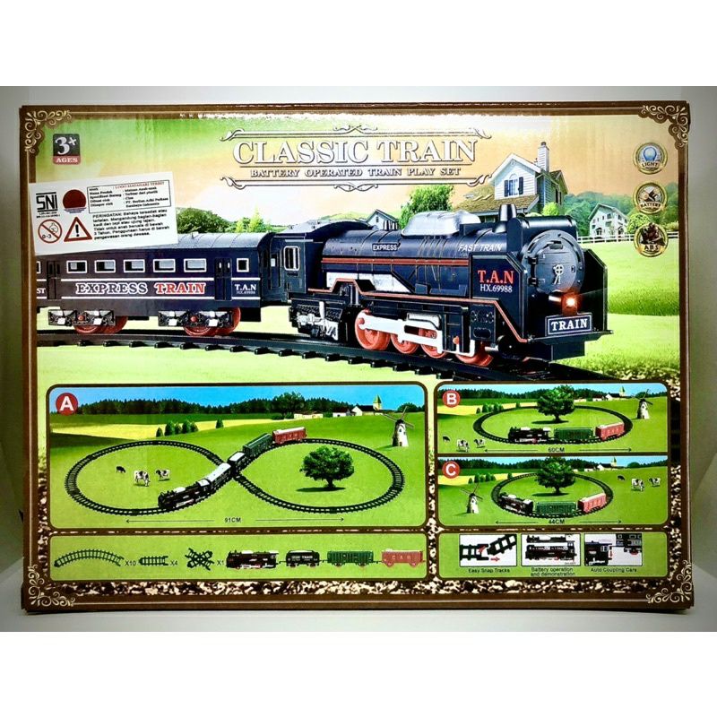 Jual kereta api dengan Trak angka 8 | Shopee Indonesia