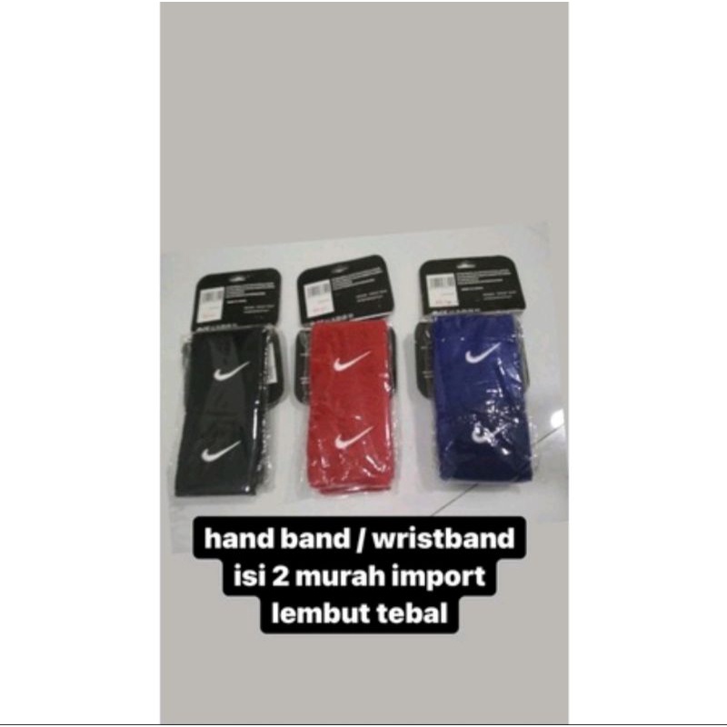 Jual WRIST BAND grade ori isi sepasang WRISTBAND/HAND BAND/IKAT TANGAN ...