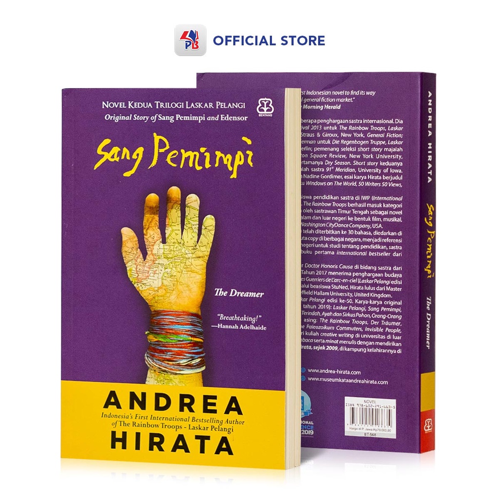 Jual Buku Novel Remaja Sang Pemimpi Bestseller Buku Kedua Laskar ...