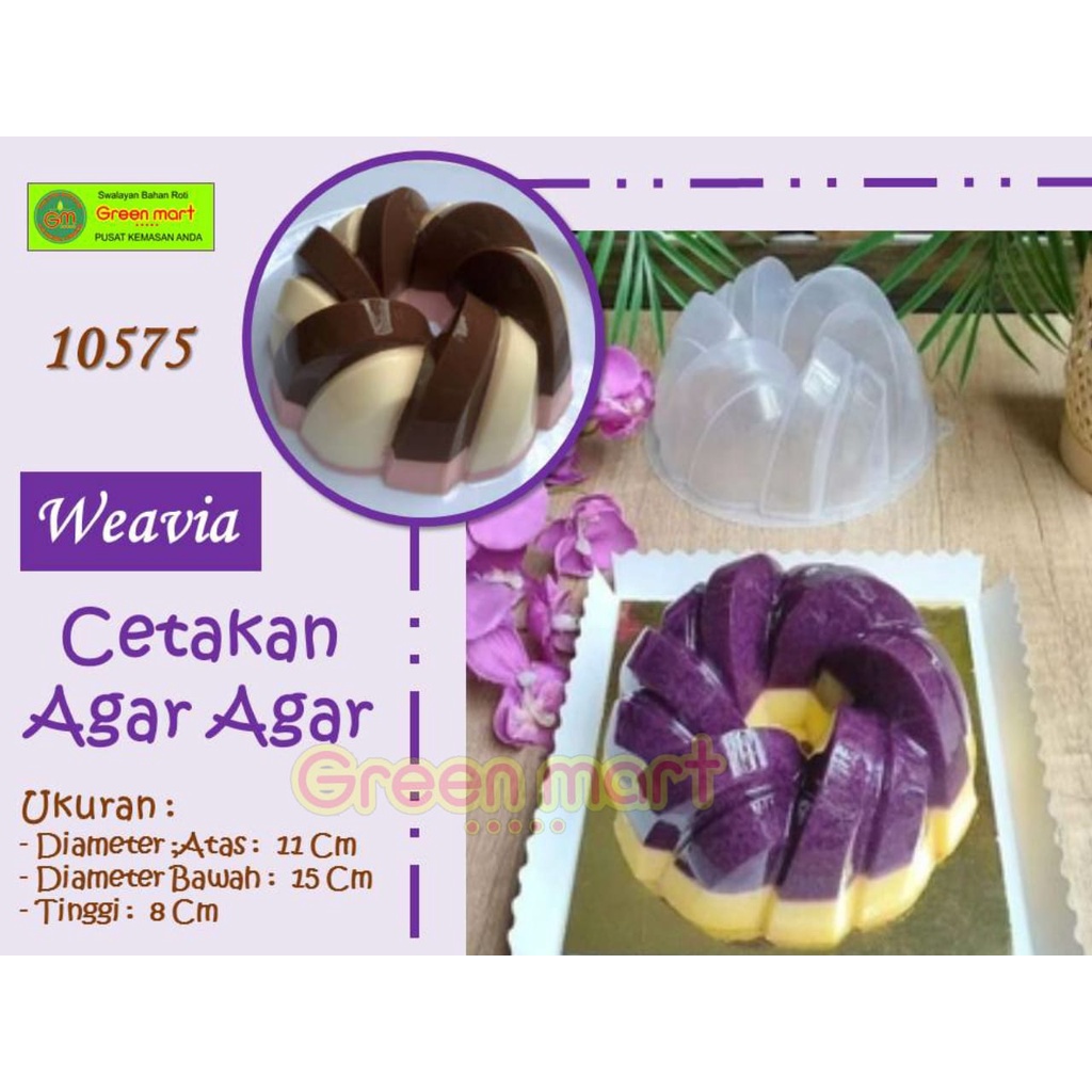 Jual Cetakan Agar Agar Puding Jelly Weavia Twister Kekinian Plastik ...