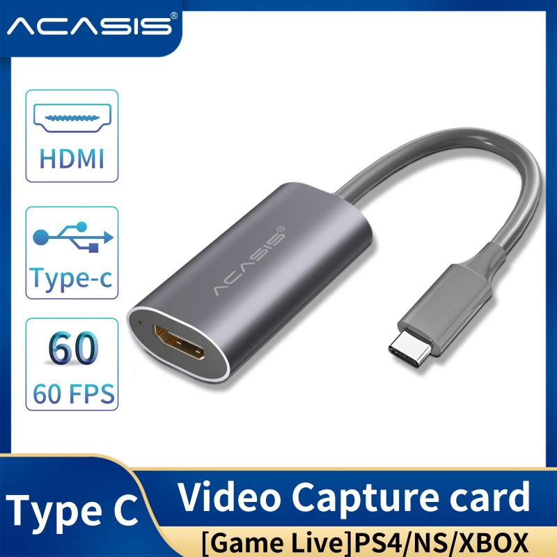 Jual ACASIS HDMI Video Capture Card USB Type C 1080p Full HD 60fps ...