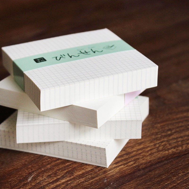 Jual NOTES MEMO BLANK LINE GRID DAILY MEMOPAD TITIK & KOTAK / Write it ...