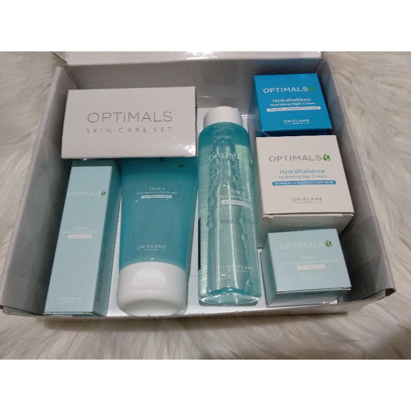 Jual satu set skincare seri optimal oriflame | Shopee Indonesia
