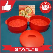 Jual Tupperware steamer kukusan 1 layer tanpa tutup Tupperware Original ...