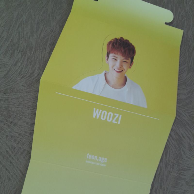 Jual Standee Woozi/Folded Poster 95L/ Stickee Teen Age Seventeen ...