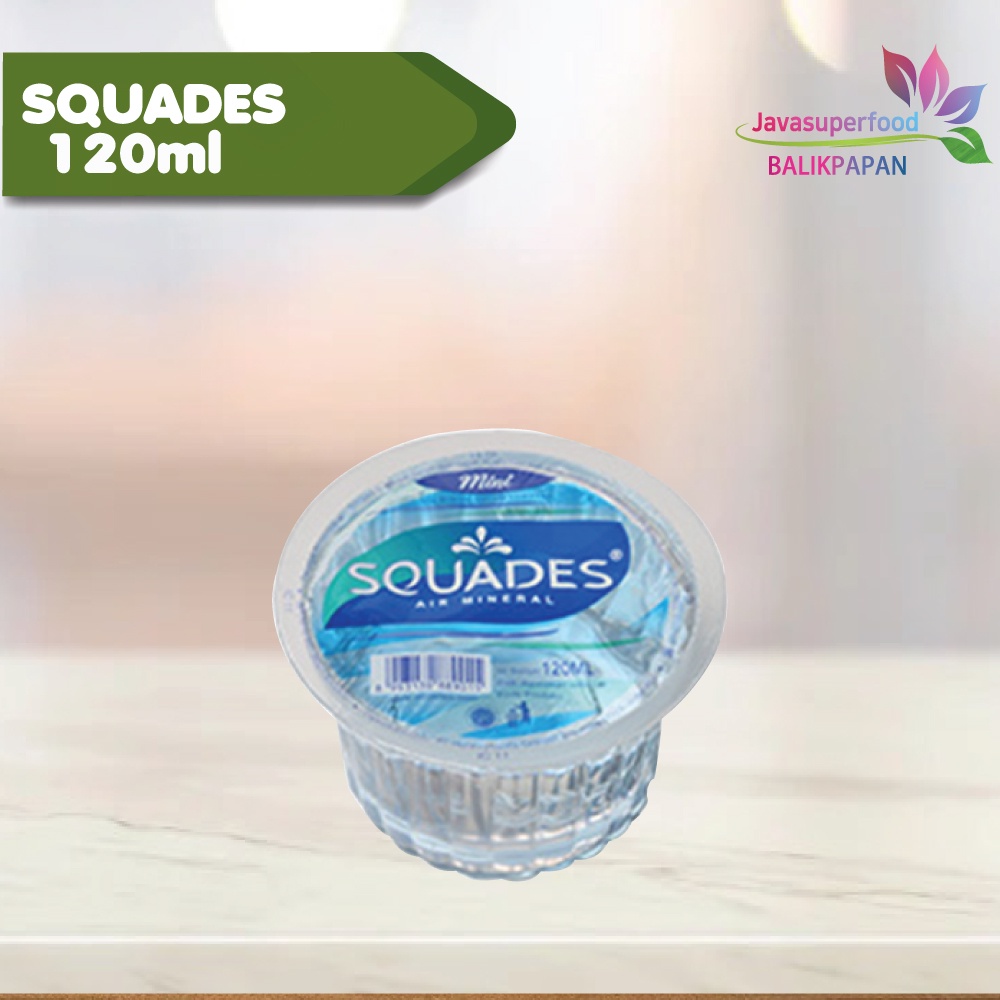 Jual SQUADES Air Mineral squades /kemasan gelas 120 ml | Shopee Indonesia