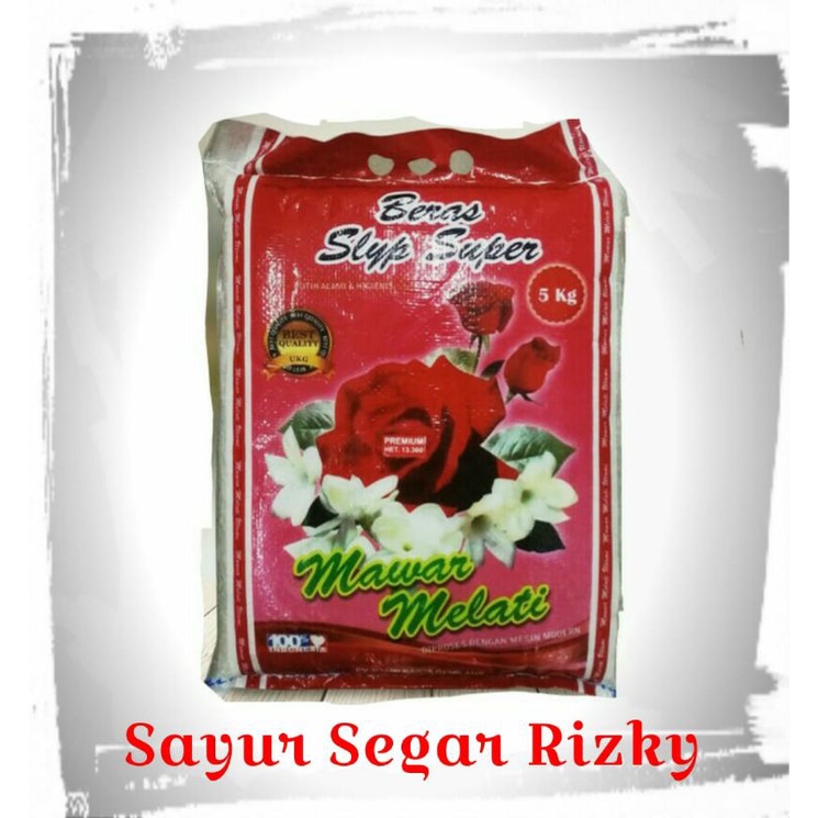 Jual Beras Mawar Melati 5kg (Poles) | Shopee Indonesia