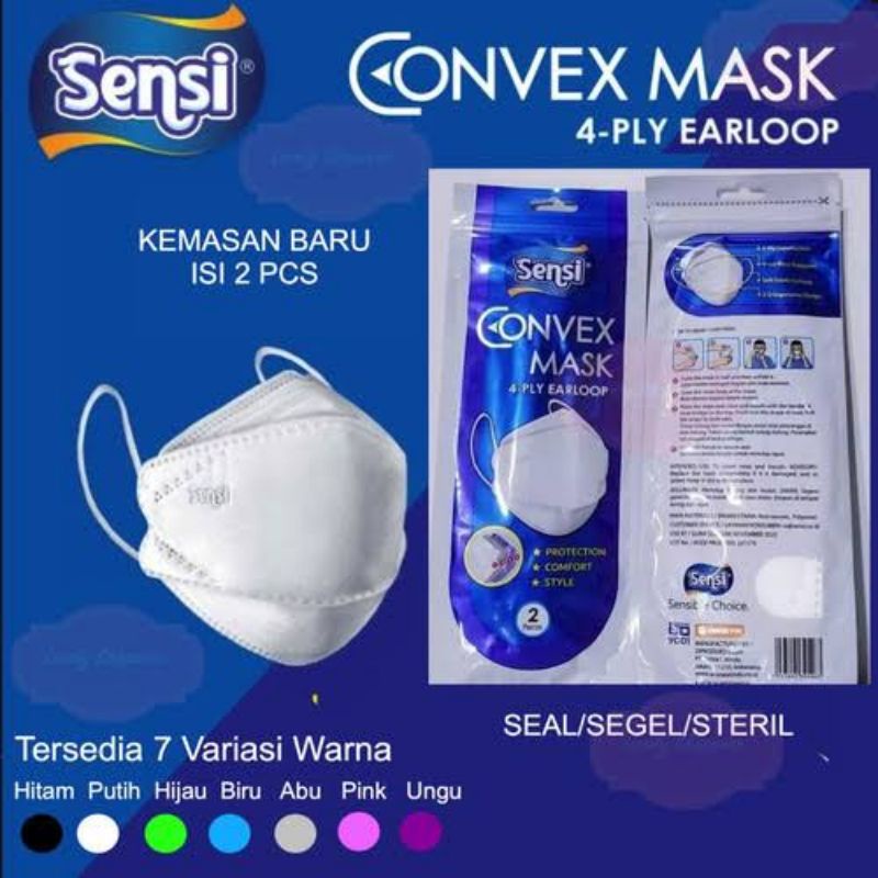 Jual Sensi Convex Mask sachet 2s | Shopee Indonesia