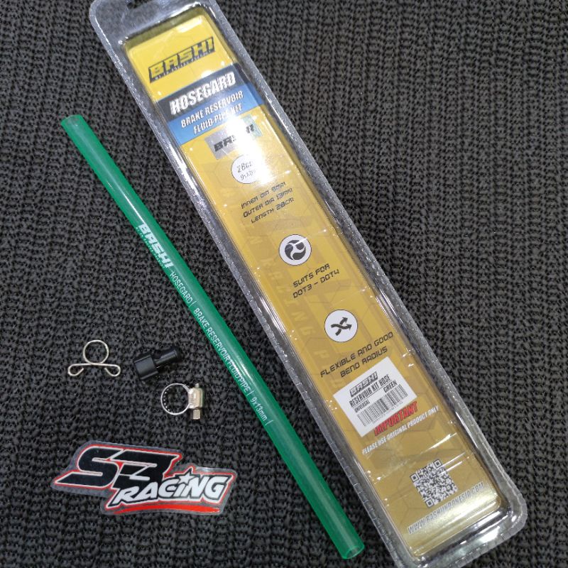 Jual selang reservoir master rem bashi mirip hrc hijau transparan brake ...