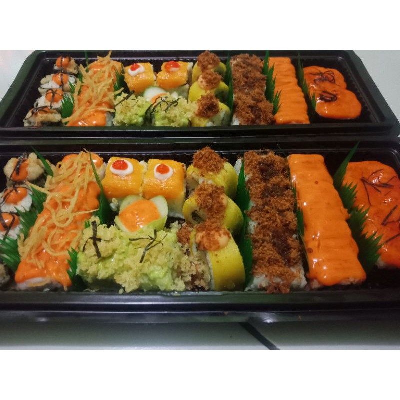 Jual sushi platter isi 50 | Shopee Indonesia