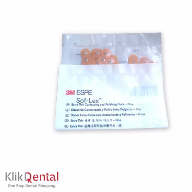 Jual KLIK DENTAL 3M ESPE Soflex Fine isi 30 disc ( Orange ) | Shopee ...
