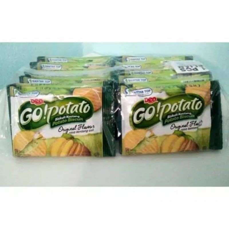Jual Biskuit Kentang Go Potato / Gopotatato ( 20 PCS x 10 gr ) | Shopee ...