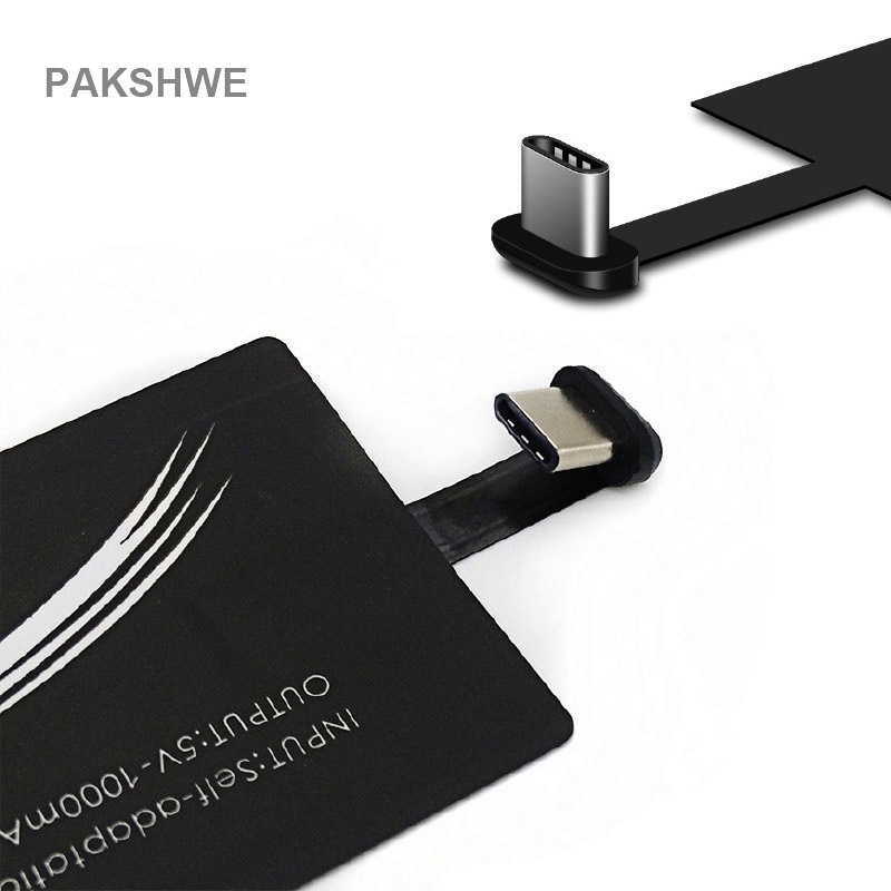 Jual Qi Wireless Charging Receiver USB Type-C for Smartphone - P9 ...