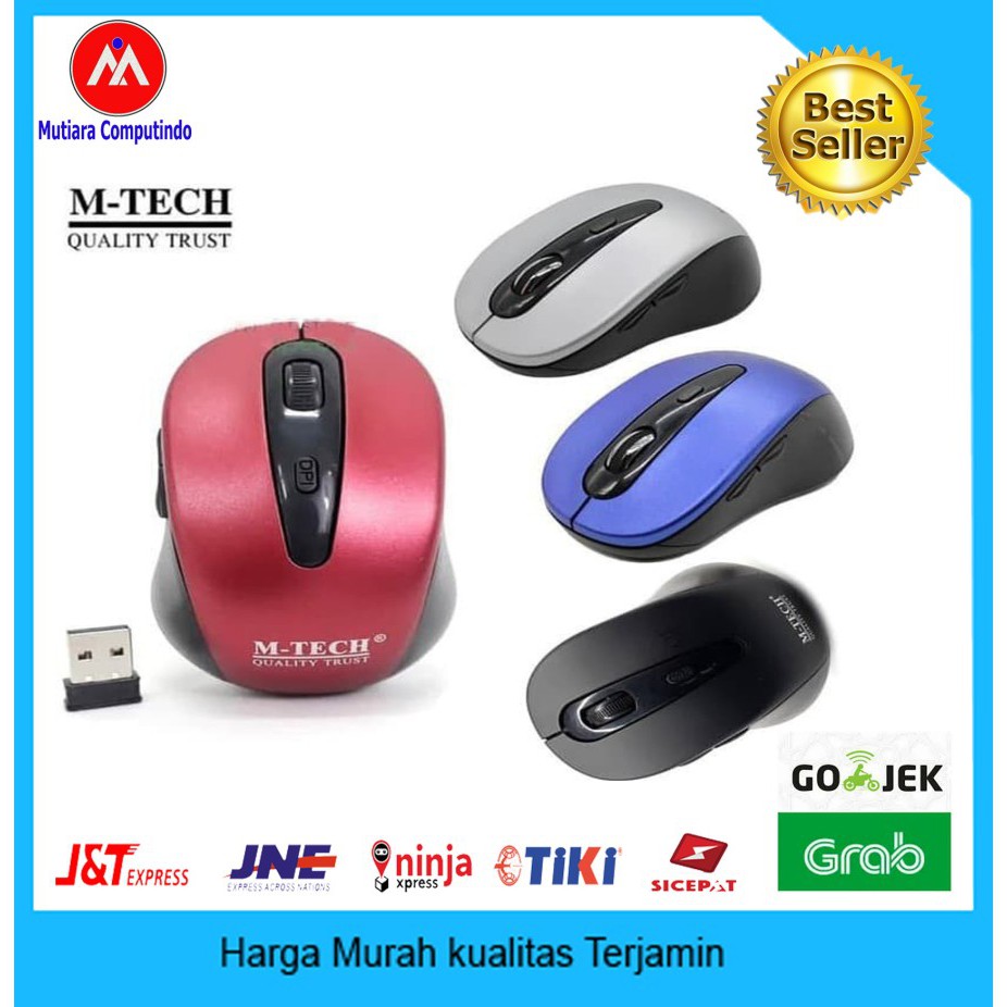Jual Mouse Wireless M-Tech SY-2804 Bonus Baterai | Shopee Indonesia