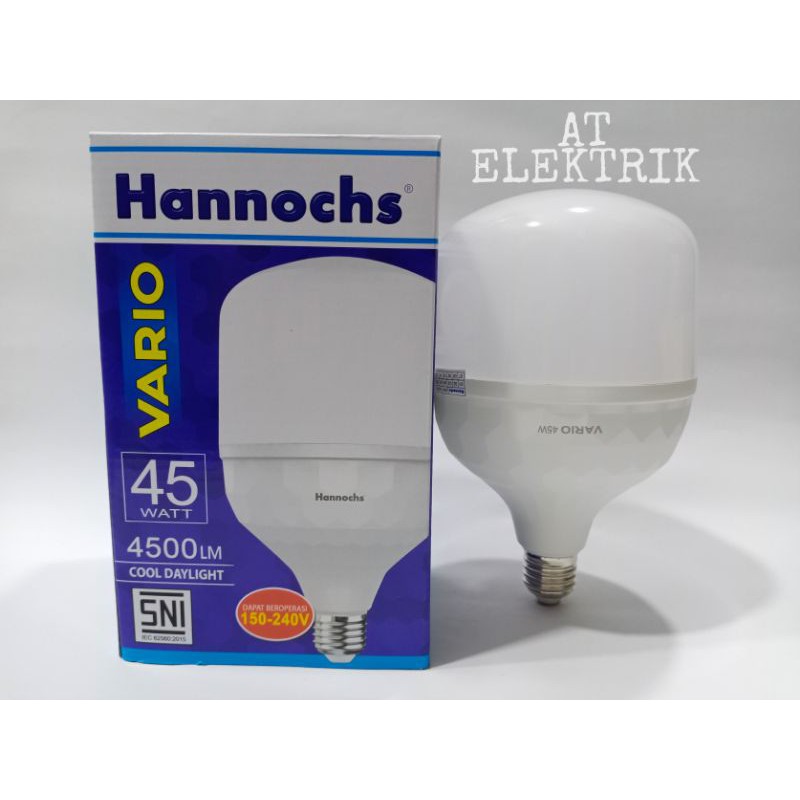Jual Bohlam / Lampu LED HANNOCHS VARIO 45 WATT / Cahaya Putih / Cool Daylight | Shopee Indonesia