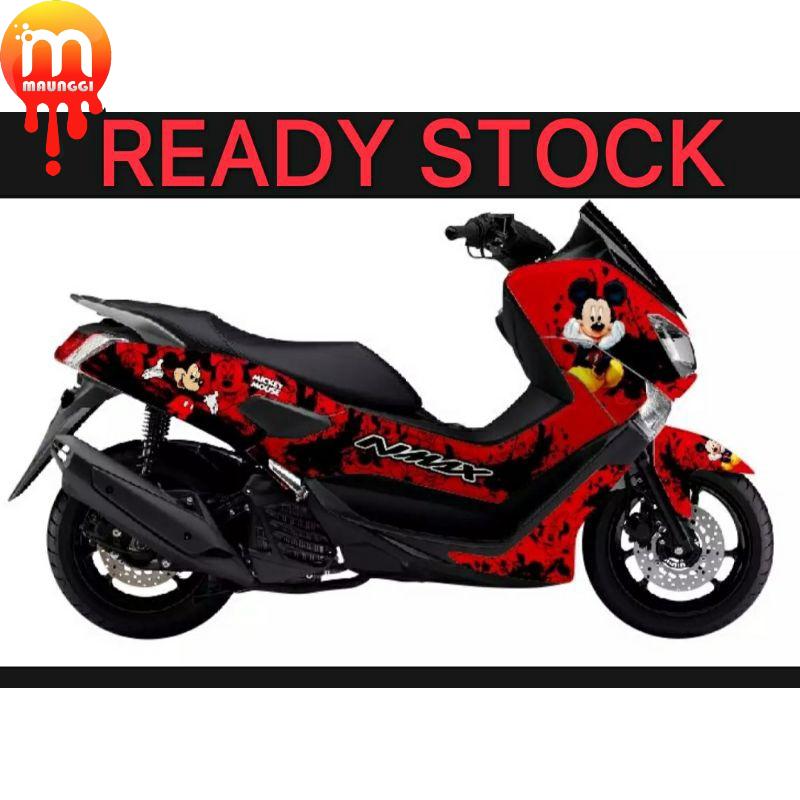Jual Decal nmax 155 full body Striping yamaha nmax merah motor nmax ...