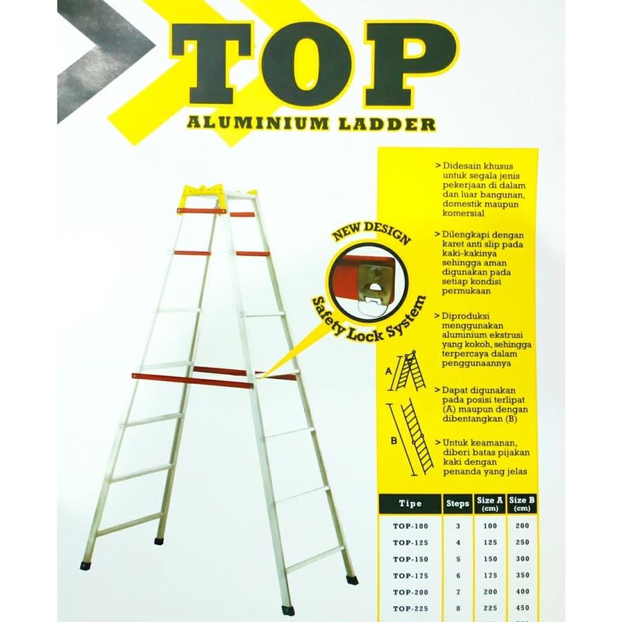 Jual Tangga Alexander model A TOP 250 - 2,5 meter | Shopee Indonesia
