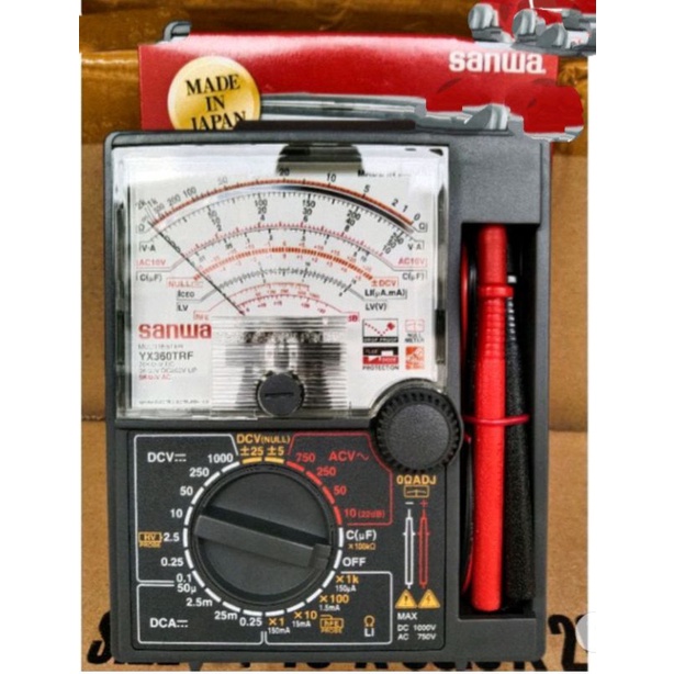 Jual multimeter/avometer analog Sanwa yx360trf(yx360trf) | Shopee Indonesia