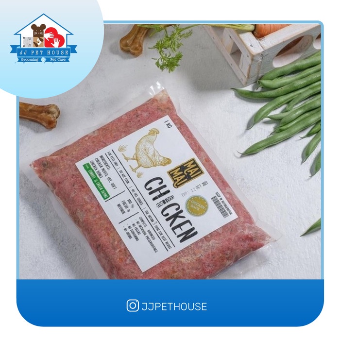 Jual RAW FOOD MAI CHICKEN GREEN BEAN 1KG MAKANAN ANJING DAN KUCING ...