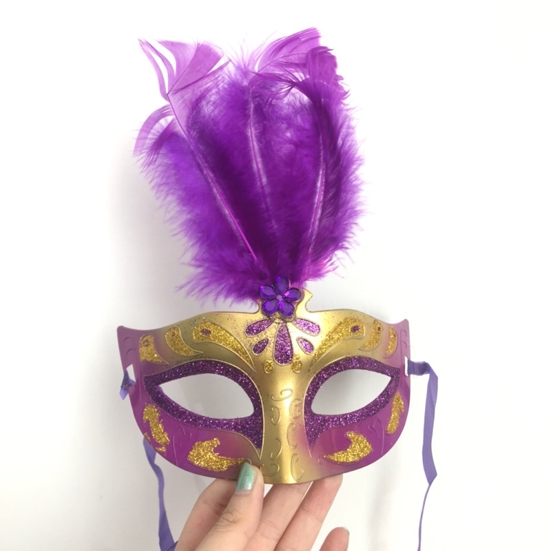 Jual Topeng Bulu Polos/ Topeng Pesta/ Masquerade | Shopee Indonesia