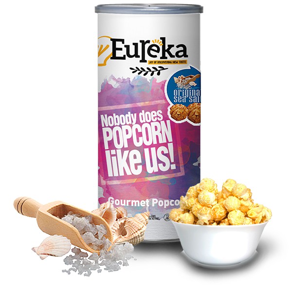 Jual SNACK EUREKA POPCORN RASA ORIGINAL SEA SALT KECIL - 70GR | Shopee ...