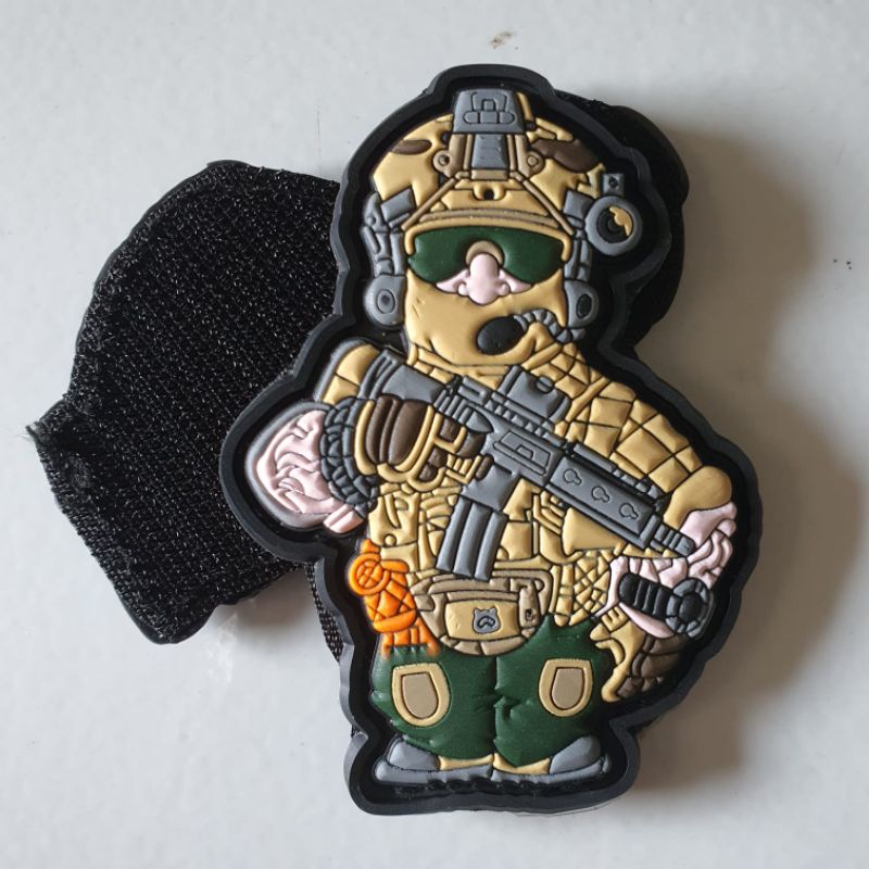 Jual patch rubber pvc 3D logo sniper army karakter timbul/tempelan ...