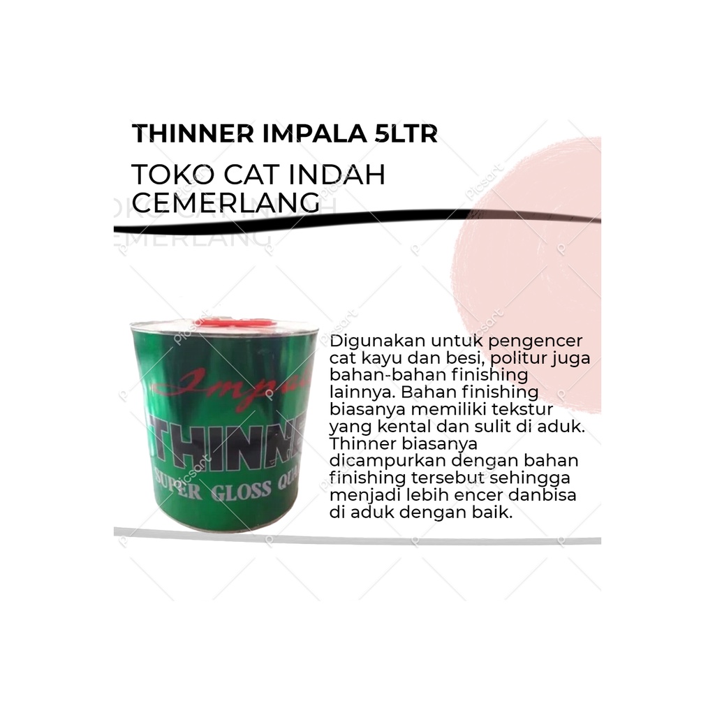 Jual Thinner Impala 5ltr | Shopee Indonesia