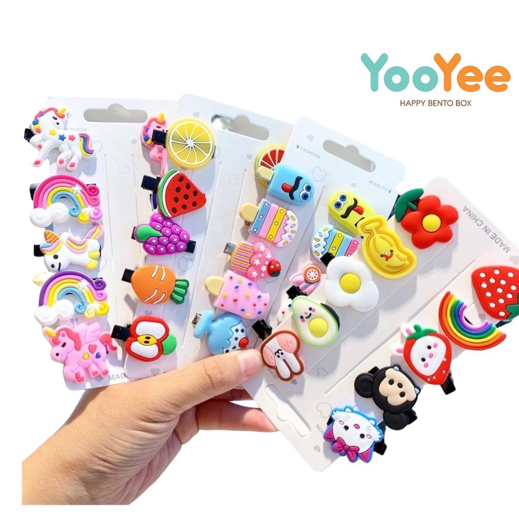 Jual Yooyee Jepit Rambut Motif Karakter Kartun Jedai Poni Jepitan ...