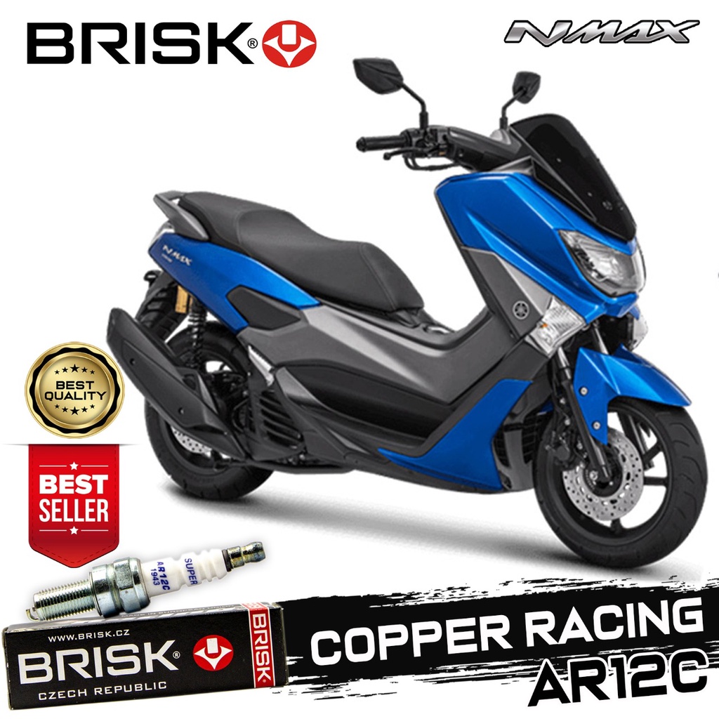 Jual Busi Motor Brisk Copper Racing Type AR12C - Yamaha Nmax | Shopee ...