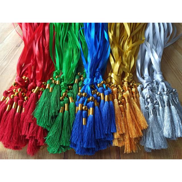 Jual Pita Rumbai Pembatas Buku / Tassel Yasin | Shopee Indonesia