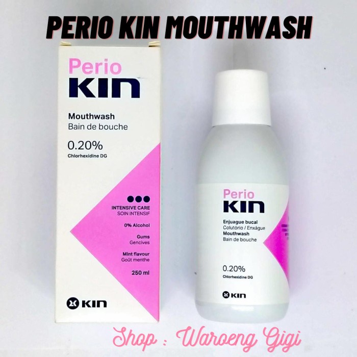 Jual Perio Kin Periokin Mouthwash Mouth Wash Obat Kumur Chlorhexidine ...