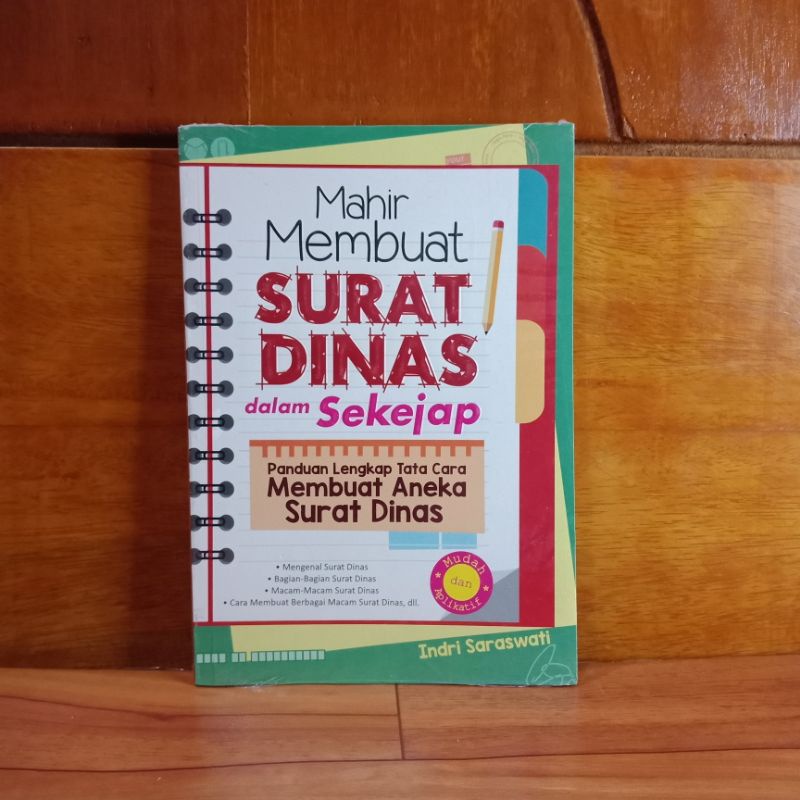 Jual BUKU ORIGINAL MAHIR MEMBUAT SURAT DINAS DALAM SEKEJAP - INDRI ... Jual BUKU ORIGINAL MAHIR MEMBUAT SURAT DINAS DALAM SEKEJAP - INDRI ...
