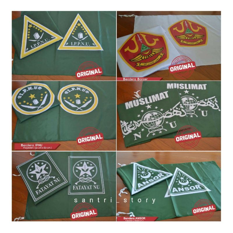 Jual COD, Bendera IPNU+IPPNU, NU dan Banom Termurah!!! Bisa Request ...