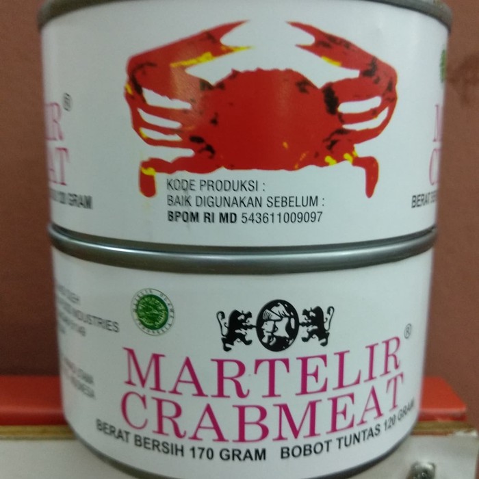 Jual Martelir Crabmeat / Daging Kepiting dalam kemasan / 170 gr ...