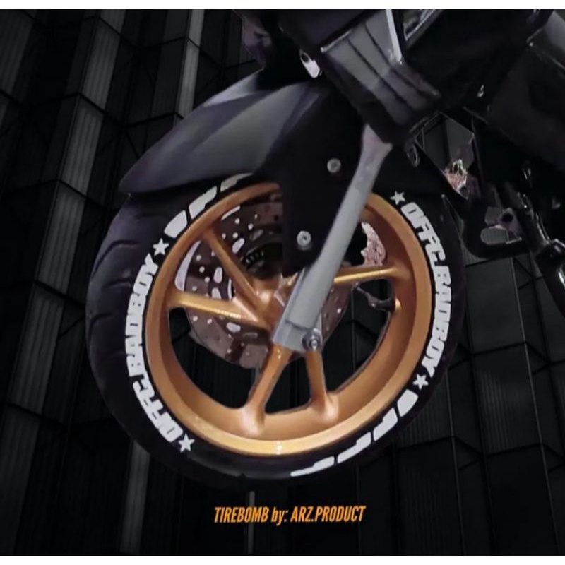 Jual Tire Bomb Custom/ Sticker Ban (HARGA 1 PAKET) | Shopee Indonesia