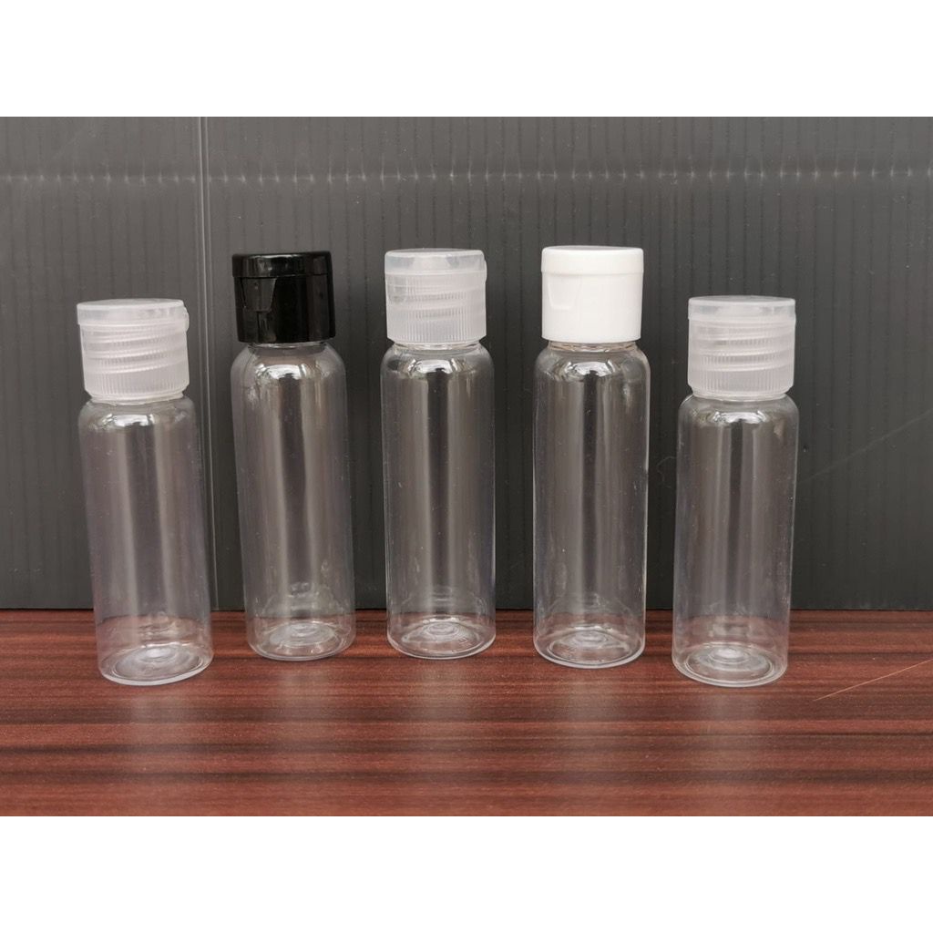 Jual Botol FLIPTOP FLIP TOP PET 20 ml 20ml dan 30 ml 30ml BULAT OVAL ...