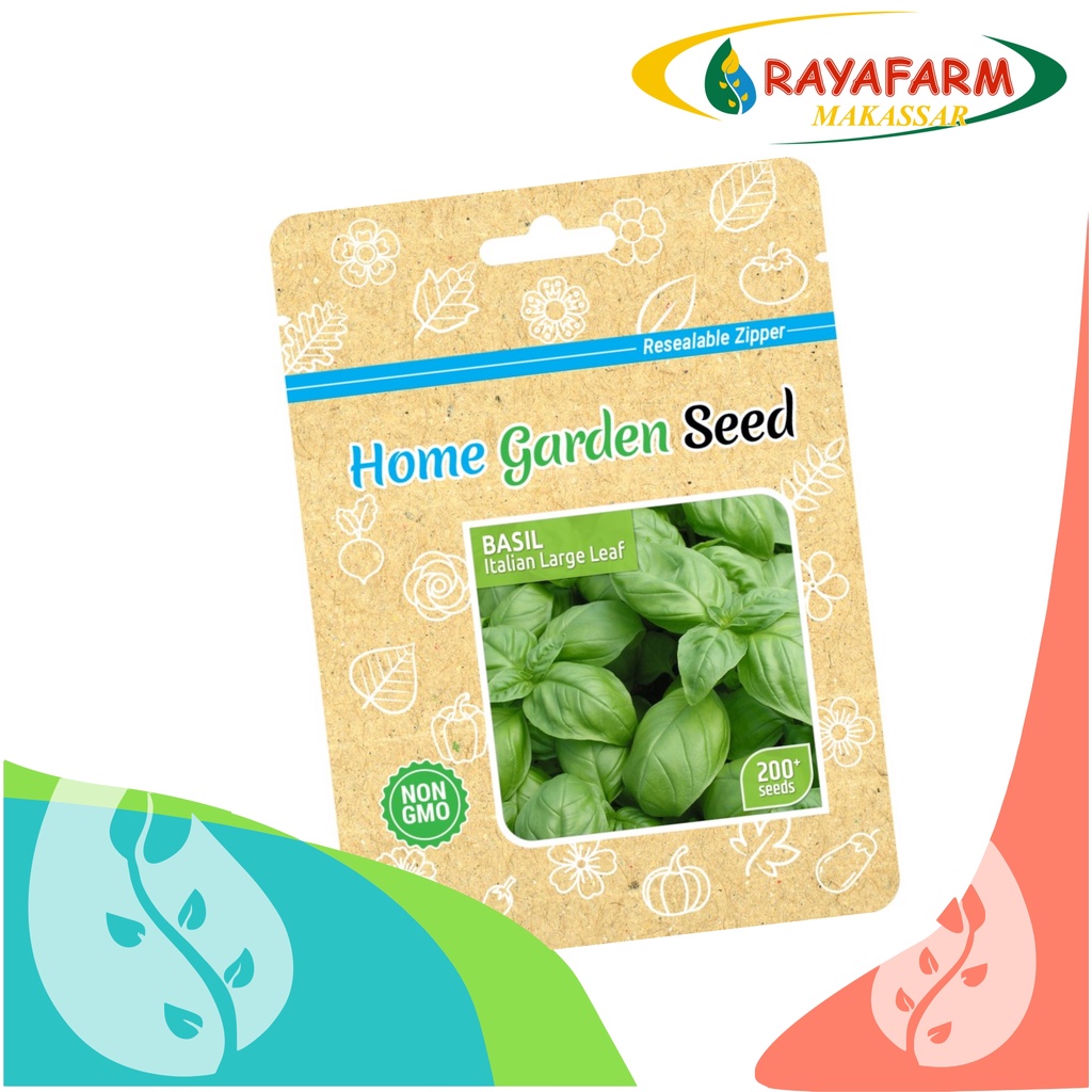Jual Benih Basil Italian Large Leaf - Home Garden Seed | Shopee Indonesia