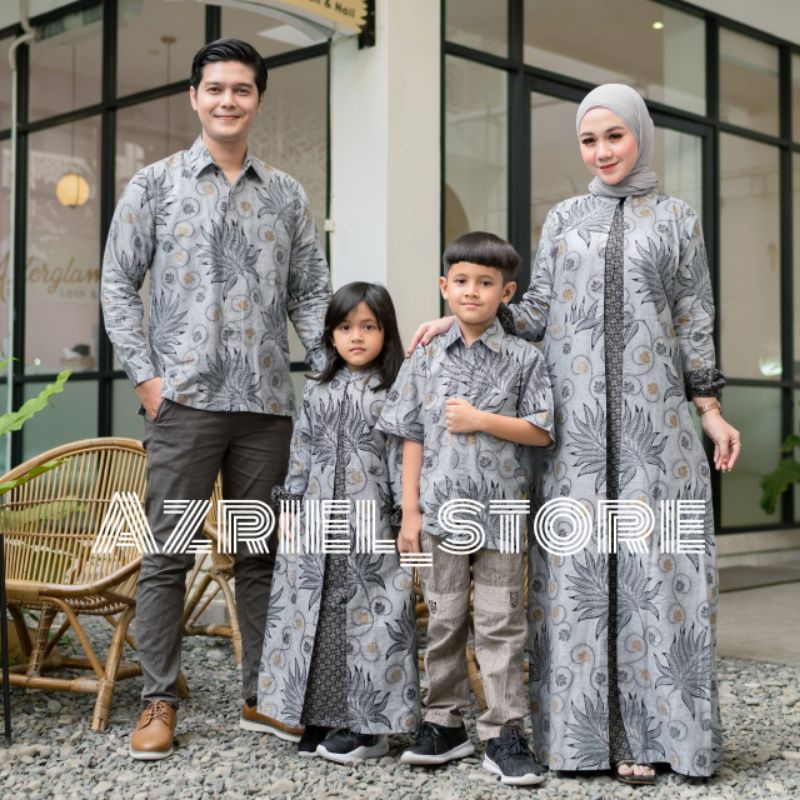 Jual BATIK COUPLE KELUARGA/baju keluarga batik lengan panjang/baju ...