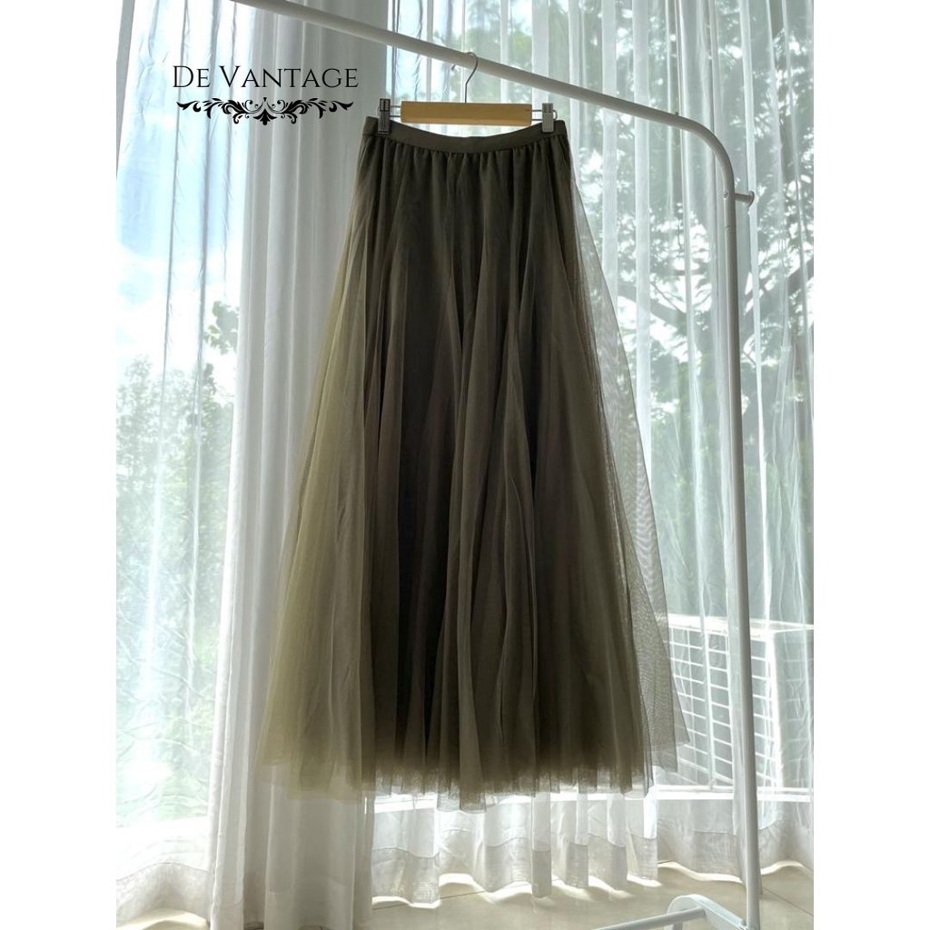 Jual Rok Tutu Panjang / Rok Maxi Polos / Plain Tulle Skirt | Shopee ...