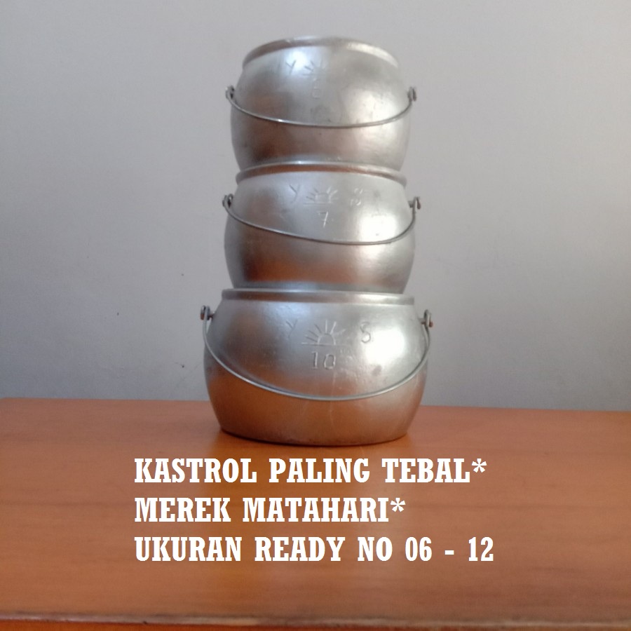 Jual Panci kastrol no 12 nasi liwet tradisional ukuran no 10 09 08 07 ...