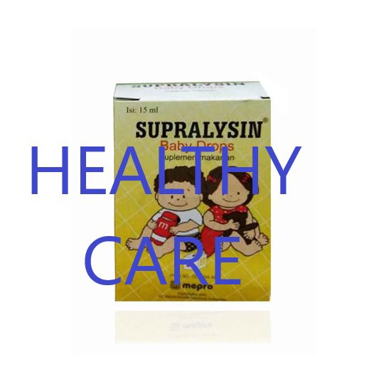 Jual SUPRALYSIN DROP / SYRUP 60 ML suplemen pertumbuhan bayi / anak ...