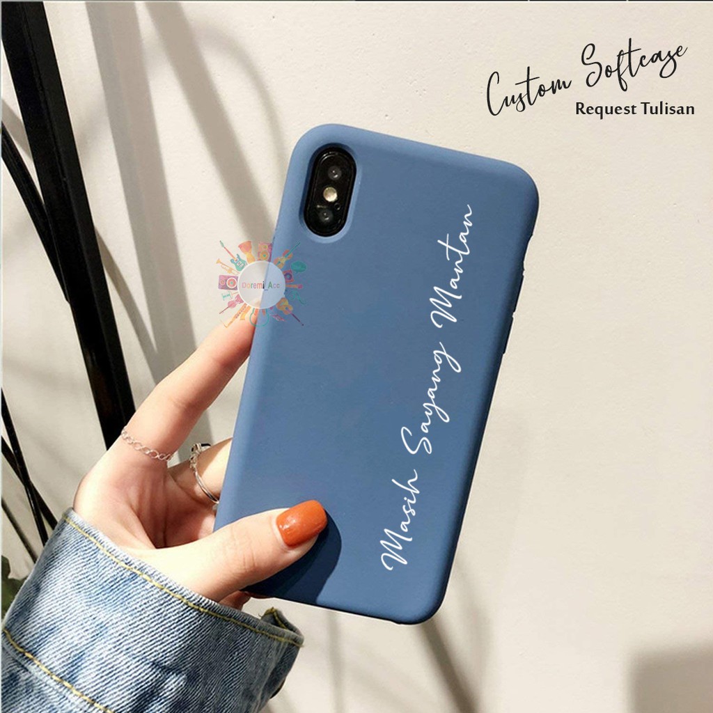 Jual CASE CASING SILIKON CUSTOM REQUEST TULISAN SOFTCASE KOPER CANDY ...