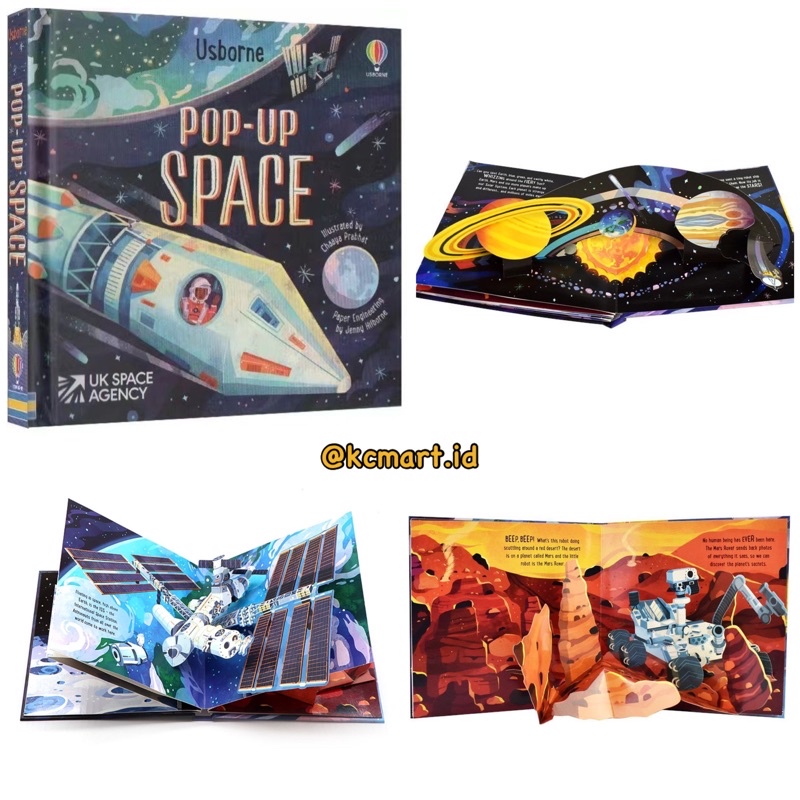 Jual Usborne POP UP Jungle Dinosaurs Sleeping Beauty Cinderella Space ...
