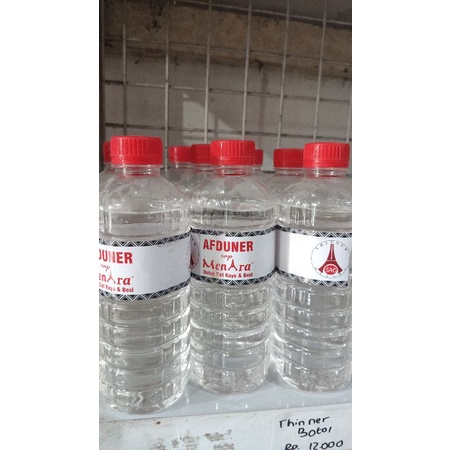 Jual AFDUNER Botol Pengencer Cat Minyak Besi Kayu | Thinner Tiner Afduner | Shopee Indonesia