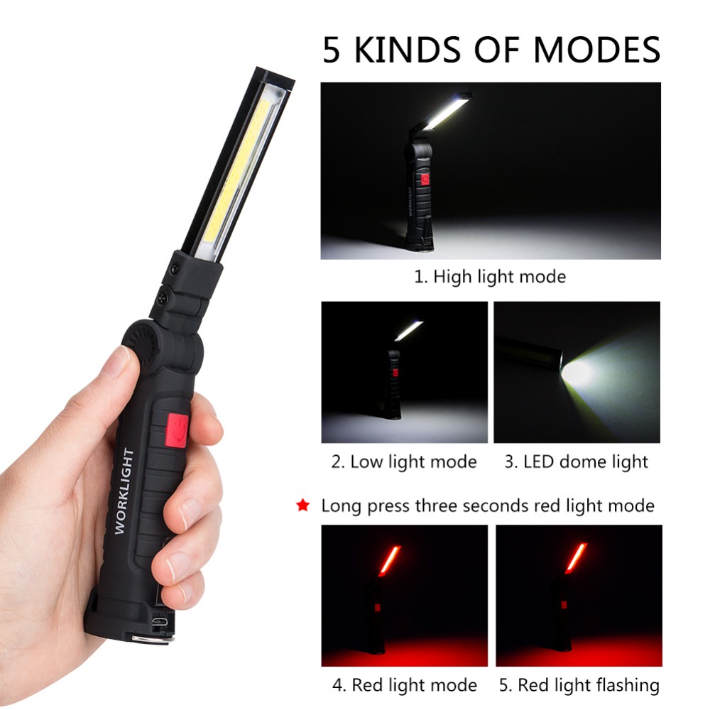 Jual Lampu Senter Kerja Kemping Camping Emergency belajar Magnetic ...