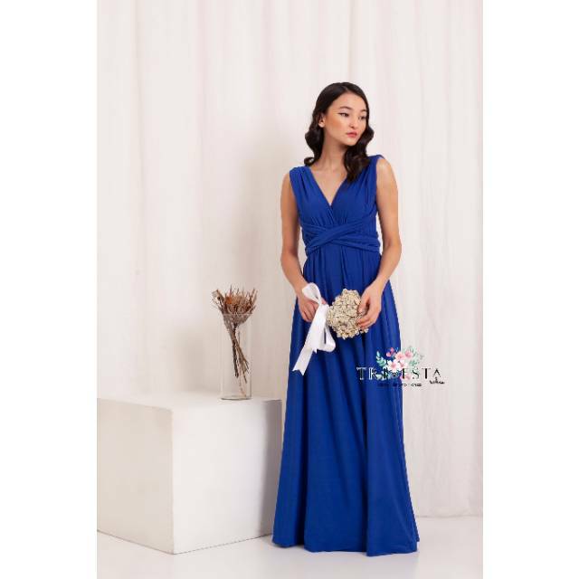 Jual Trivesta Robes - Electric Blue | Multiway Infinity Convertible ...