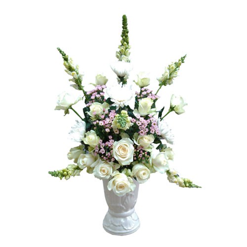 Jual Karangan Bunga Meja Rangkaian Bunga Vas Table Flower Karangan ...